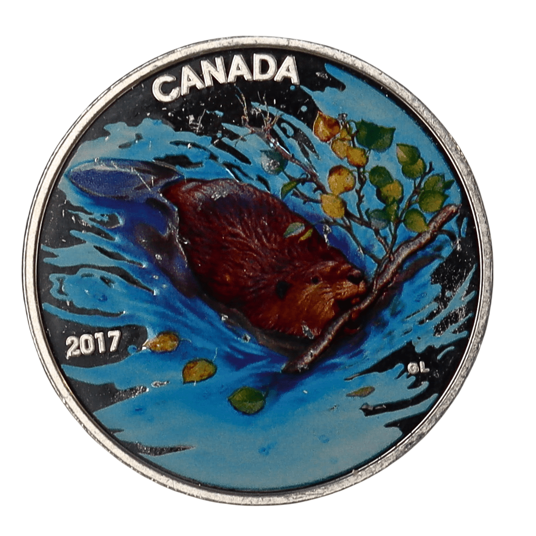 1/2 oz Silver 2017 Iconic Canada: The Beaver $10 Coin – Express Gold ...